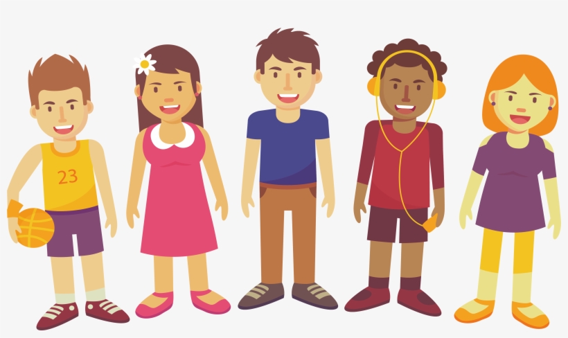 Free Stock Group Of Friends Having Fun Clipart - Friends Png ...