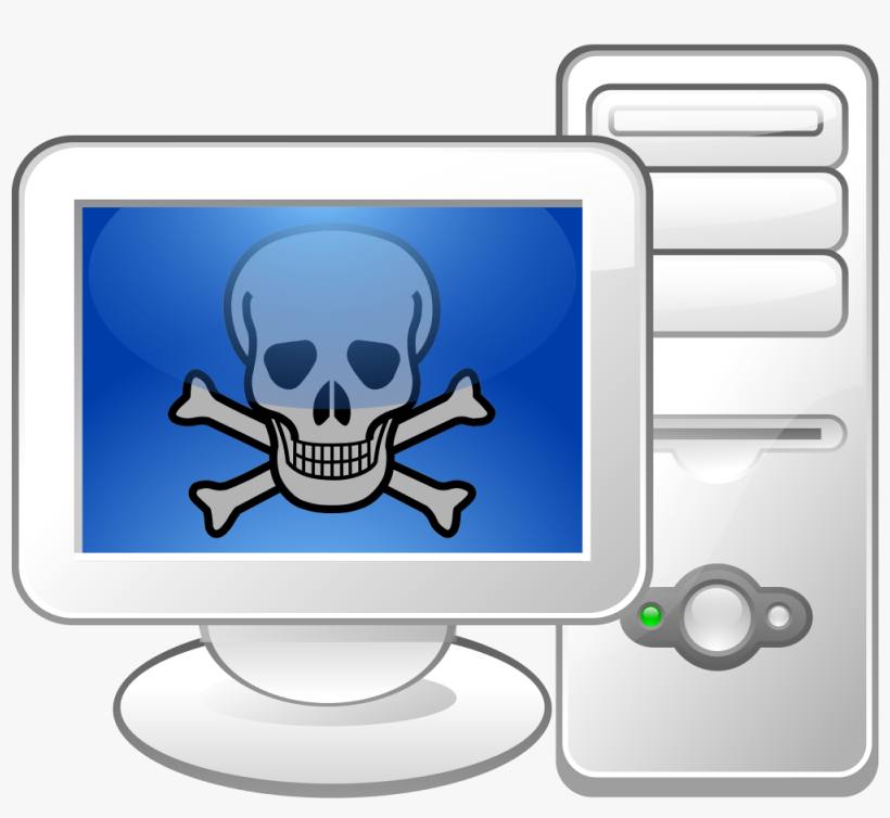 Download File - Malware Logo - Svg - Skull And Crossbones - HD ...