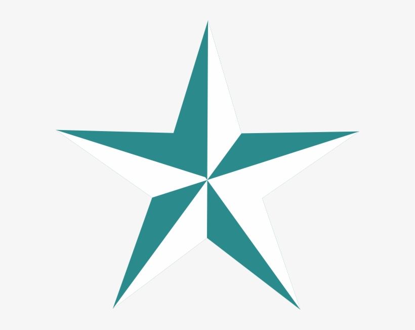 Teal Star Png Transparent PNG - 600x572 - Free Download on NicePNG