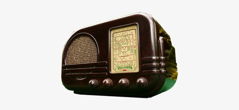 Png Stock S Deco Tele Verta Bakelite Radios - 1940s Radio Png ...