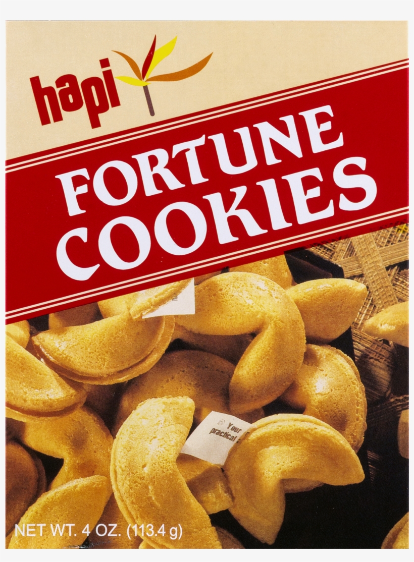 Hapi Fortune Cookies - 4 Oz Box Transparent PNG - 1800x1800 - Free ...