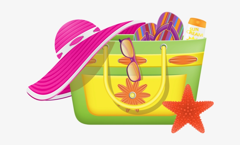 Beach Bag Cartoon Clip Art