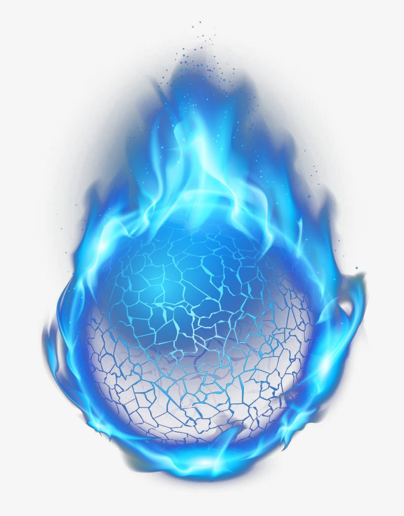 Download Bola De Fuego Azul Png Jpg Stock - Blue Flame Circle Png - HD ...