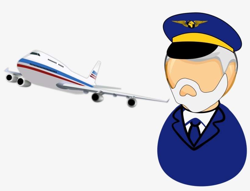Clip Freeuse Library Airline Captain Big Image Png - Airplane Pilot ...