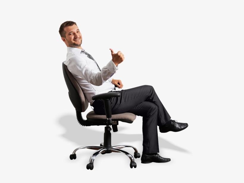 Sitting On Chair Png
