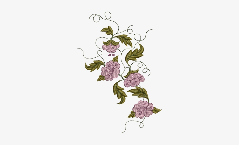 Flower Embroidery Transparent Transparent PNG - 290x418 - Free Download ...