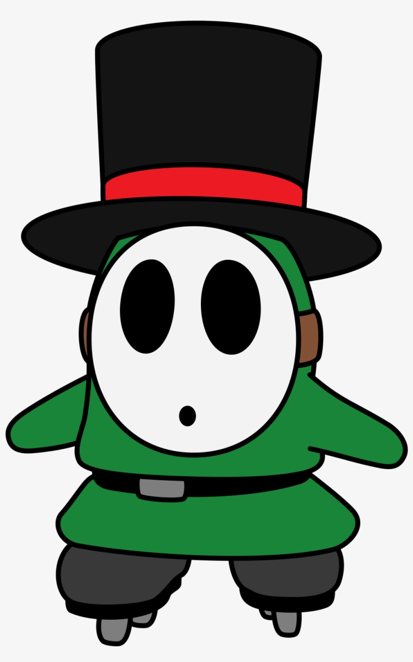 Shy Guy On Wheels - Cartoon Transparent PNG - 1200x1600 - Free Download ...