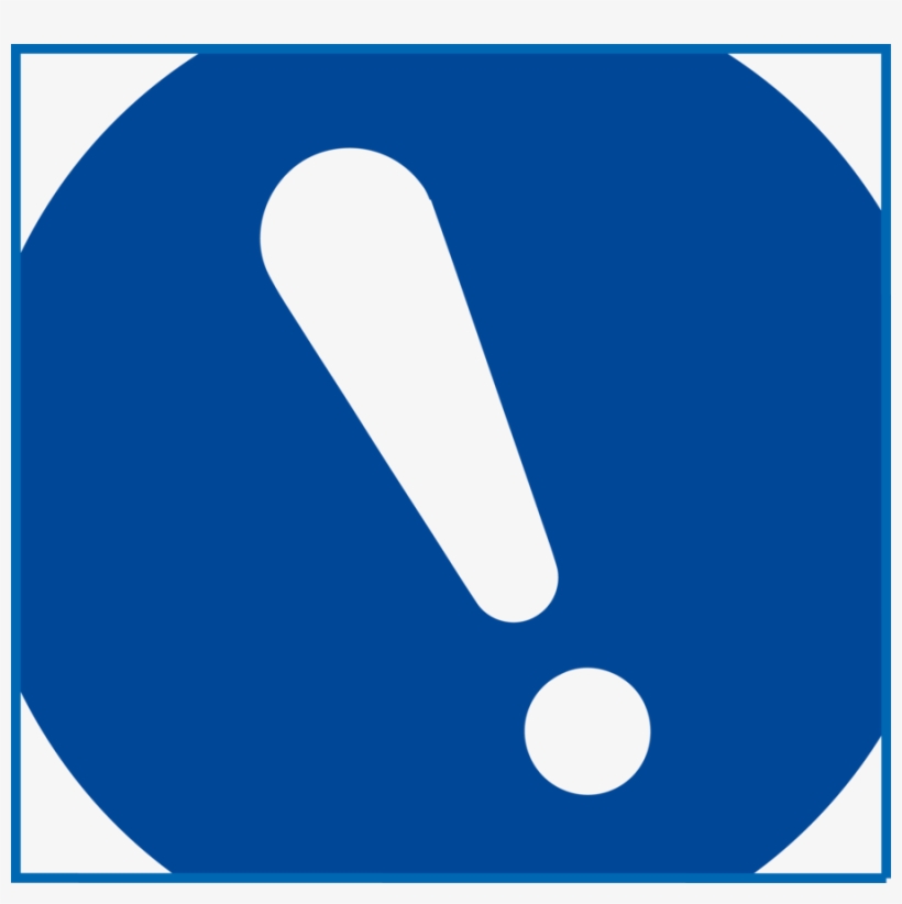 Blue Warning Sign Clipart Warning Sign Safety Signage Transparent PNG ...