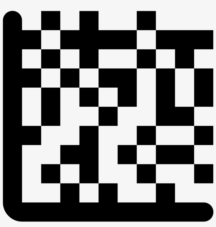 Código De La Matriz De Datos Icon - Data Matrix Transparent PNG ...
