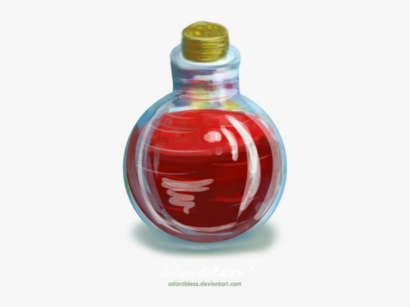 Potion Png Red Vector Transparent Stock - Felix Felicis Necklace ...