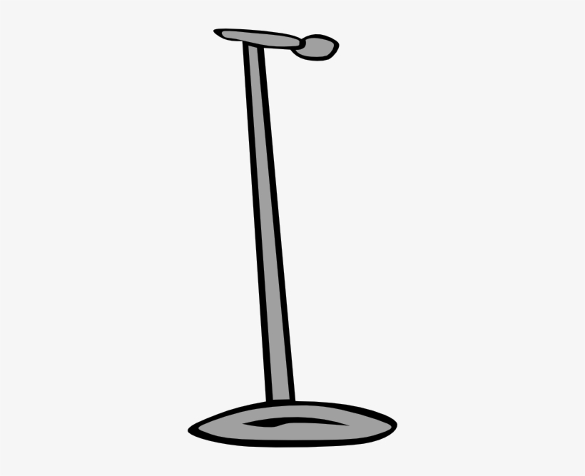 How To Set Use Microphone Stand Svg Vector Transparent PNG - 294x588 ...