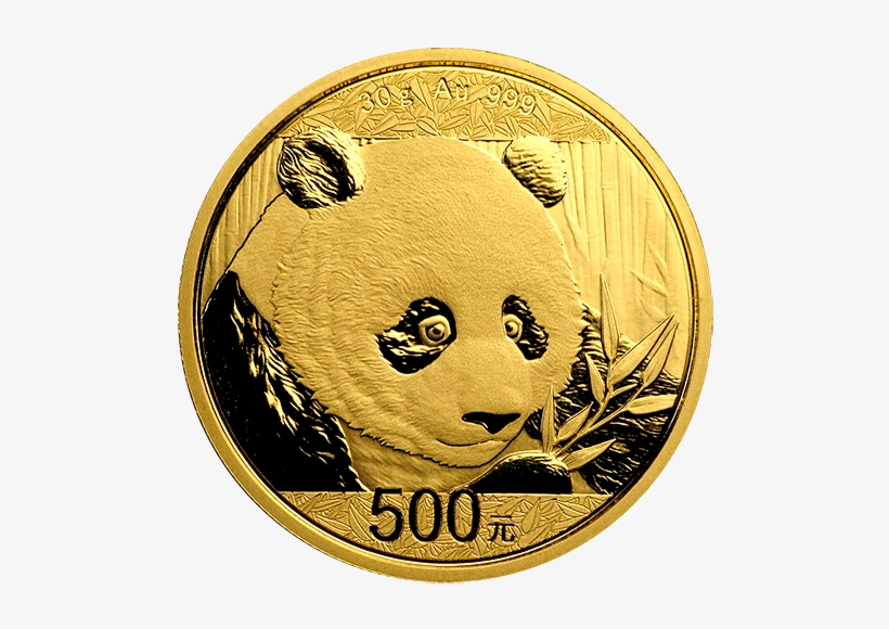 2018 China Panda Gold Coin - 2018 1g Gold Panda Coin Transparent PNG ...