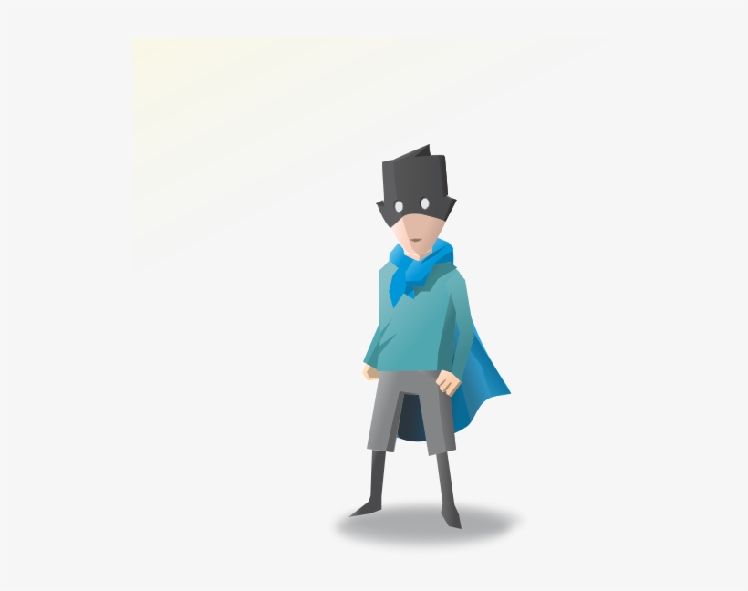 Silver Ghost Screen 2 - Flat Character Design Png Transparent PNG ...