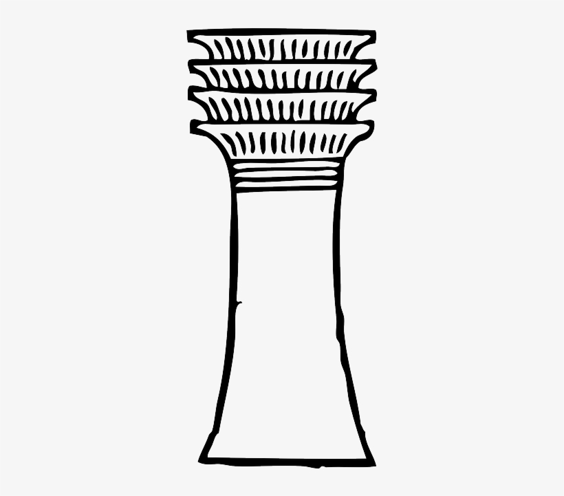 Outline, Roman, Column, Greek, Structure, Columns - Pillar Clip Art ...