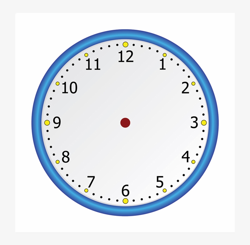 Frameworks Dry Erase Blank Clock Face Static Cling Colourful Clocks 