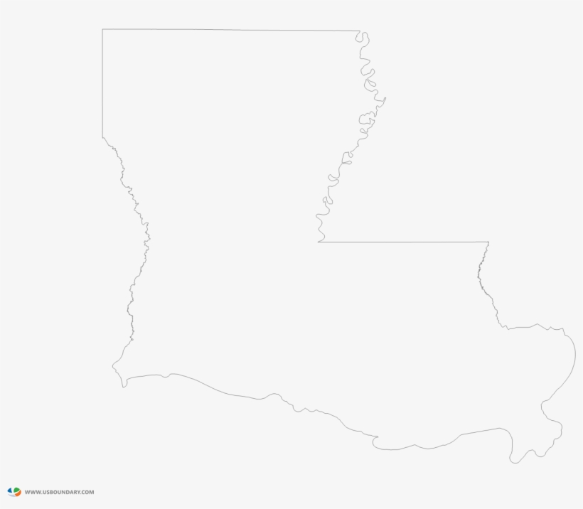 Louisiana Outline Map - Map Transparent PNG - 1584x1123 - Free Download ...