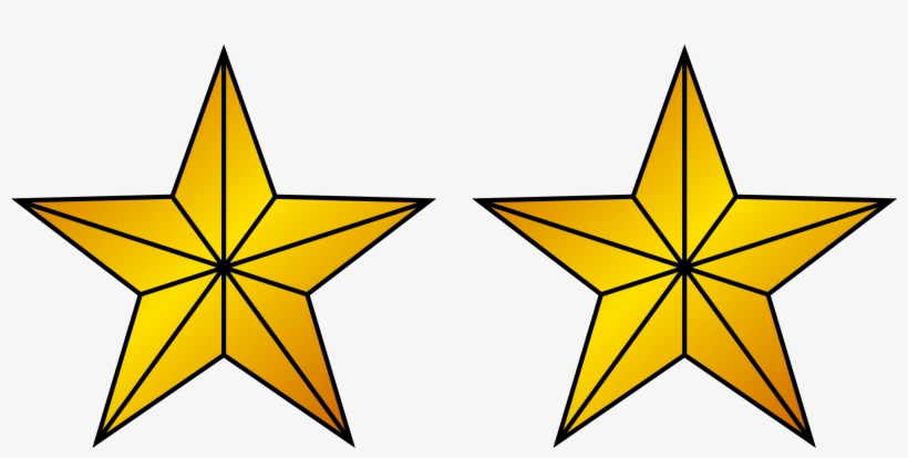 Open - 2 Gold Stars Transparent PNG - 2000x913 - Free Download on NicePNG