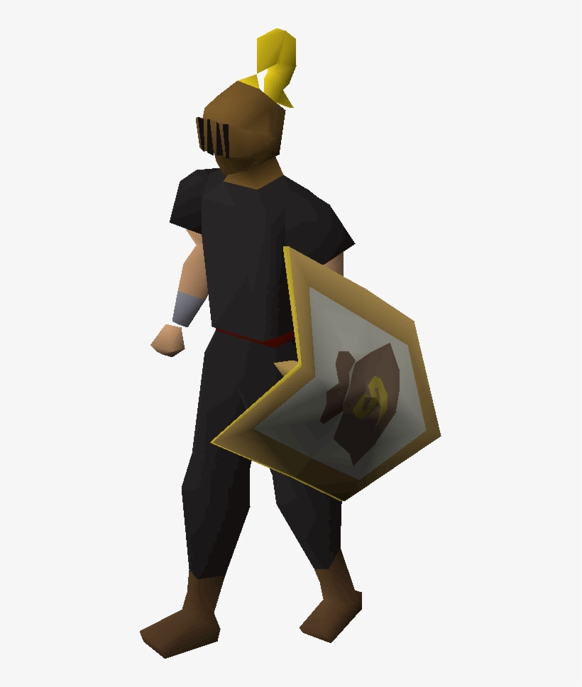 Heraldic Helm Equipped - Bronze Gold Trimmed Osrs Transparent PNG ...