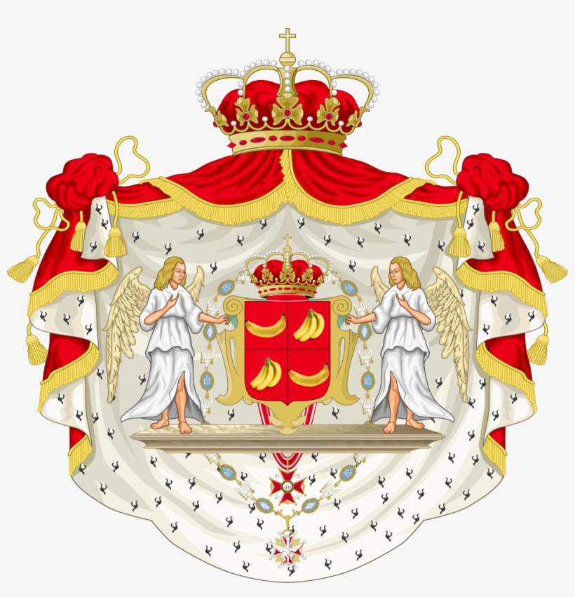 Coat Of Arms Of Holy Banana - Polish Royal Coat Of Arms Transparent PNG ...