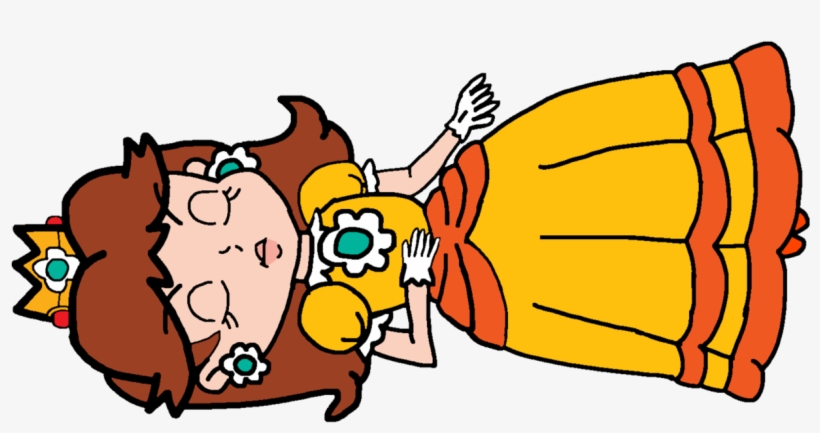 Daisy Sleeping - Princess Daisy 2d Devintart Transparent PNG - 1262x632 ...