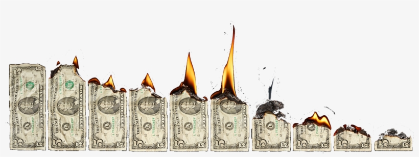 Burning Cash Usd333 - Burning Cash Png Transparent PNG - 1000x333 ...