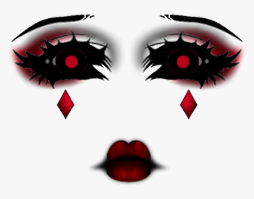 Download Face Makeup Goth Dark Evil Creepy Scary Eyes Glow Red - Face ...