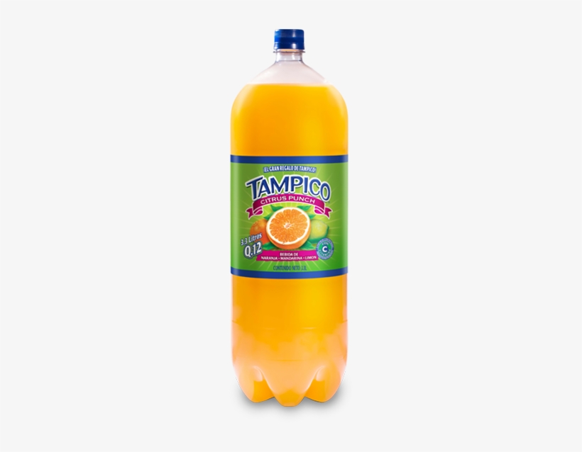 3 - 3 Litros - Tampico Citrus Punch Transparent PNG - 454x557 - Free ...