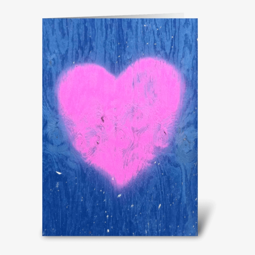 Pink Graffiti Heart On Wall - Heart Transparent PNG - 700x792 - Free ...
