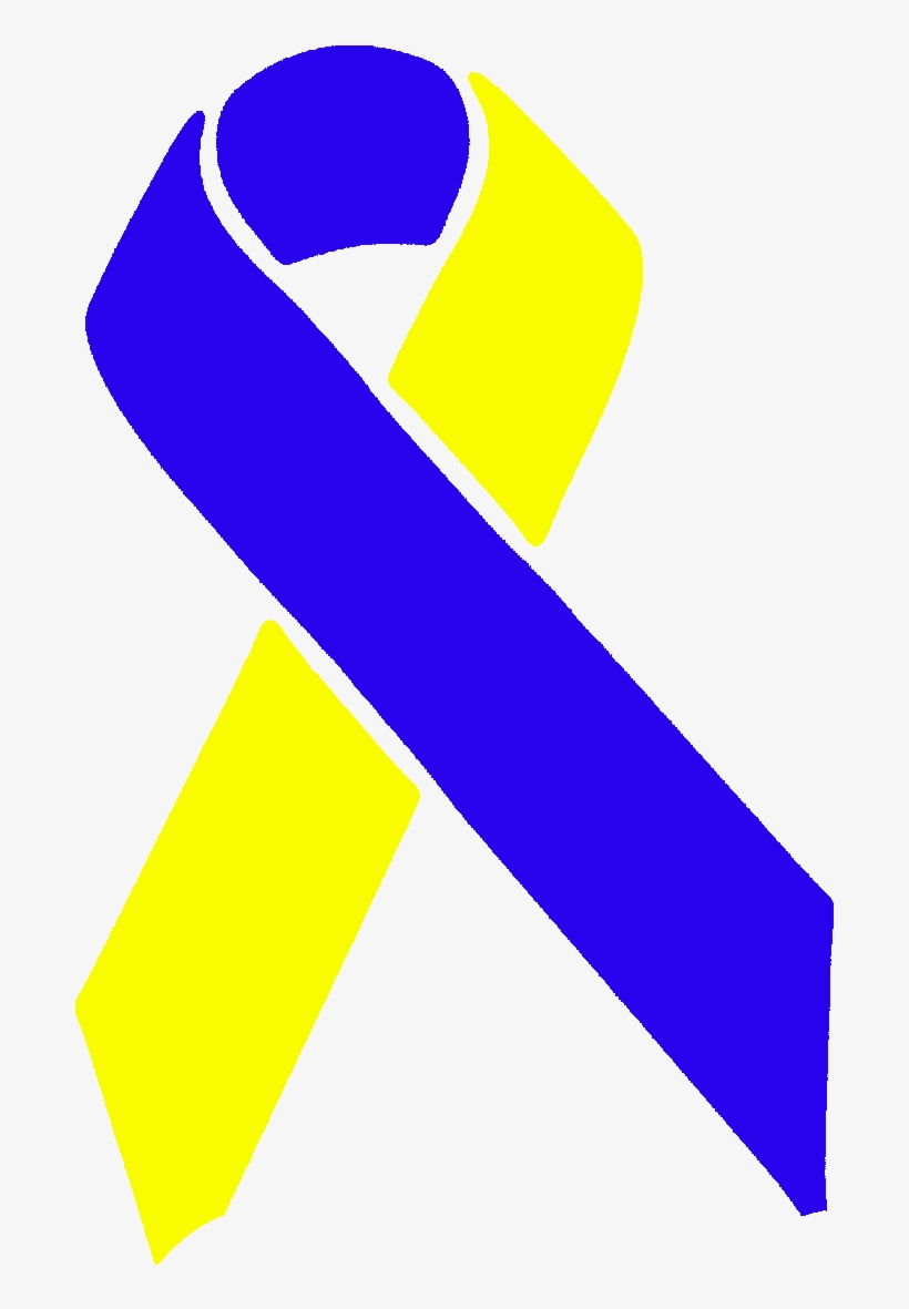 Blue And Yellow Ribbon Transparent PNG - 751x1100 - Free Download on ...