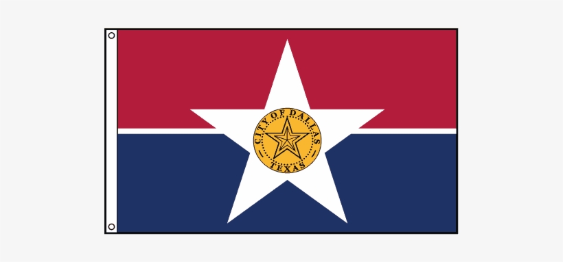 Download Flag Of Dallas Tx - HD Transparent PNG - NicePNG.com