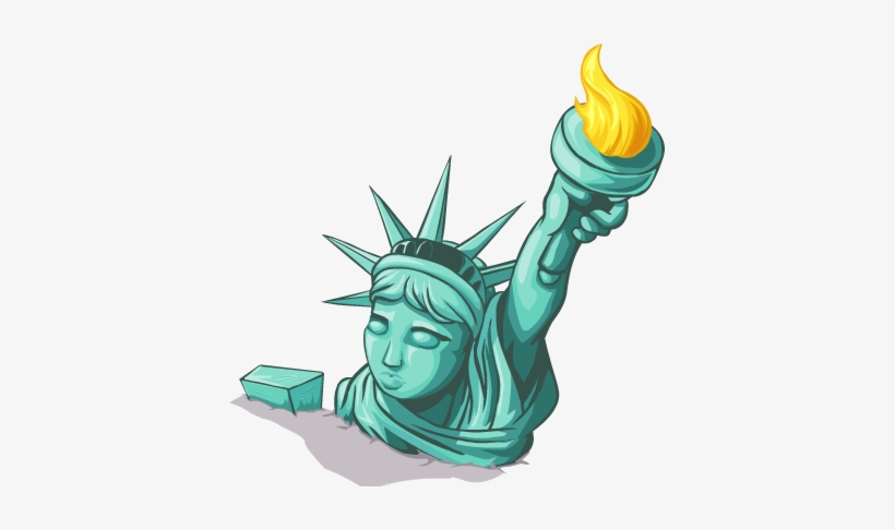 Lady Liberty-icon - Statue Of Liberty Png Icon Transparent PNG ...