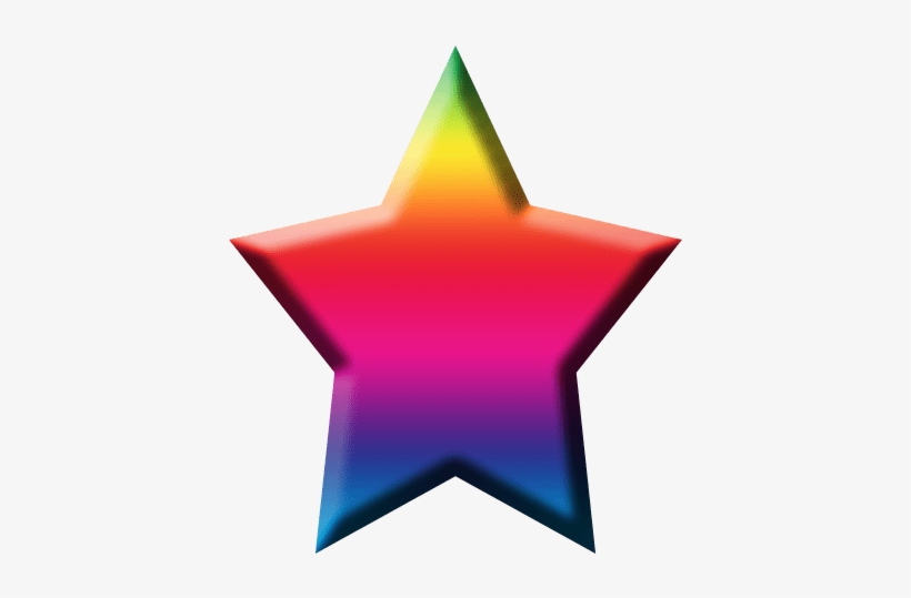 Rainbow Star No Background Transparent PNG - 457x480 - Free Download on ...