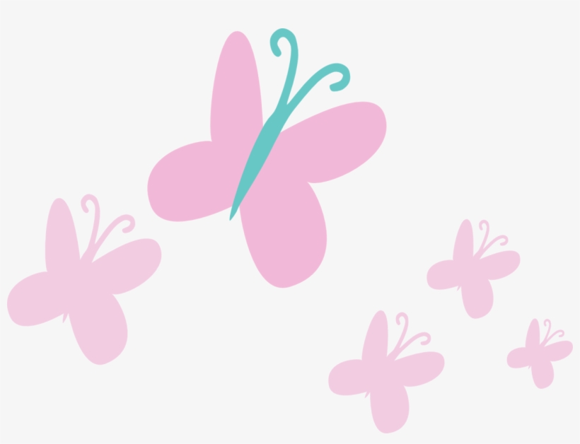 Butterfly Clipart Clear Background - Mlp Rainbow Power Cutie Marks ...