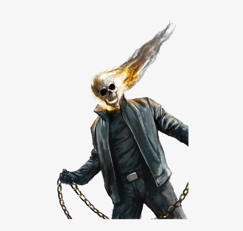 Download Ghost Rider Clipart Cute - Ghost Rider Blackheart Png - HD ...