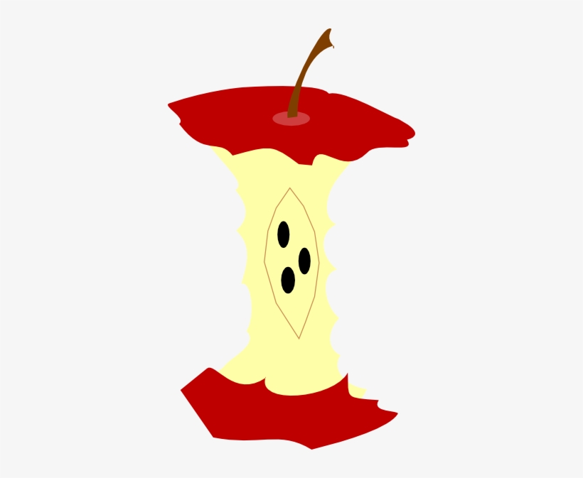 Apple Core Transparent PNG - 348x593 - Free Download on NicePNG