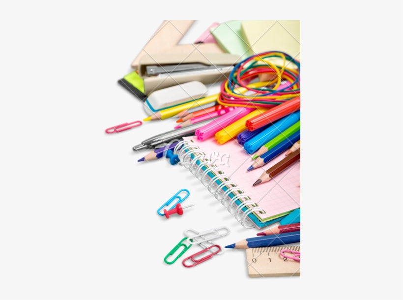 Picture Of School Supplies - Stationery Transparent PNG - 424x550 ...