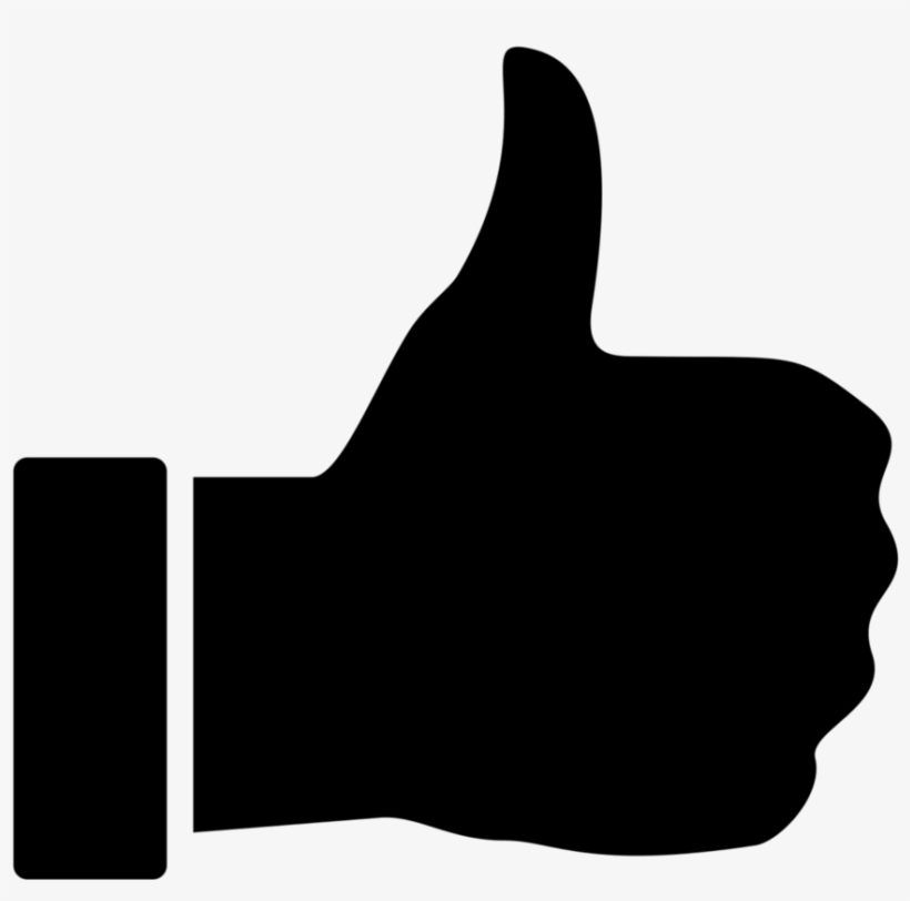 Black Thumbs Up Icon - Thumb Up Icon Png Transparent PNG - 900x900 ...