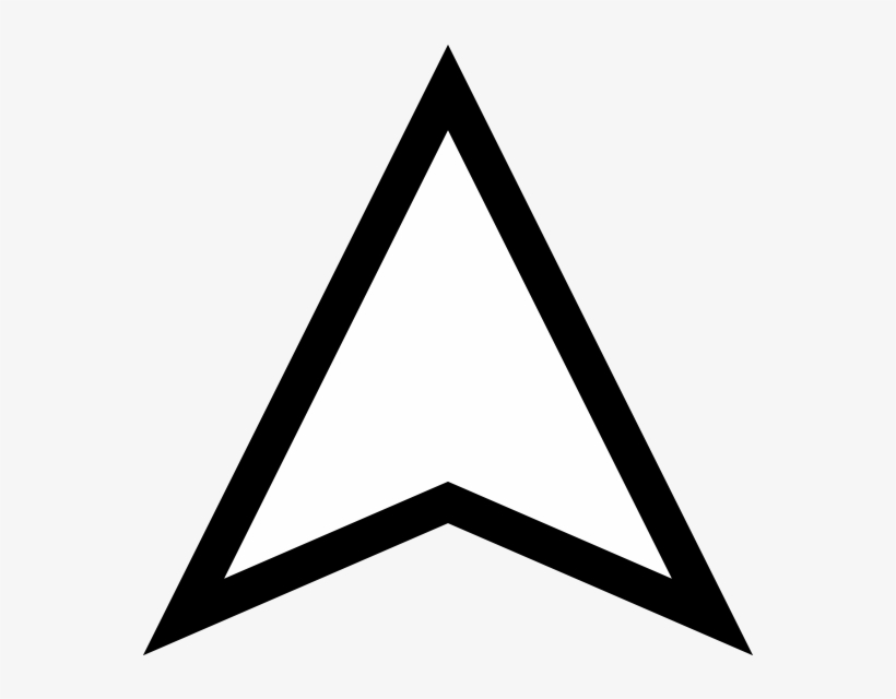 White Down Arrow Transparent Background