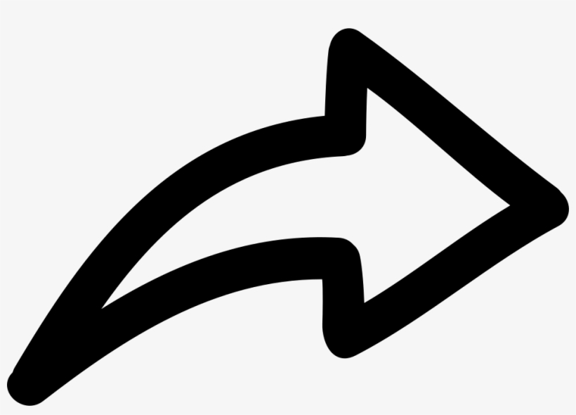 Next Hand Drawn Arrow Pointing To Right - Seta Para O Lado Direito ...