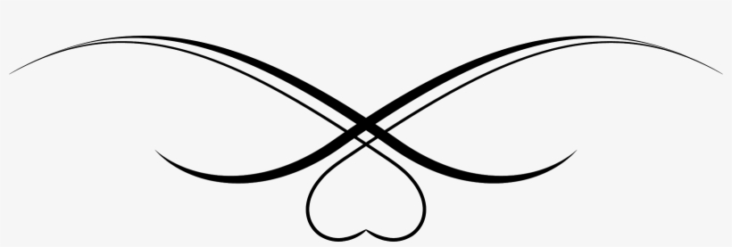 Tears Of Crimson - Decorative Lines With Hearts Transparent PNG ...