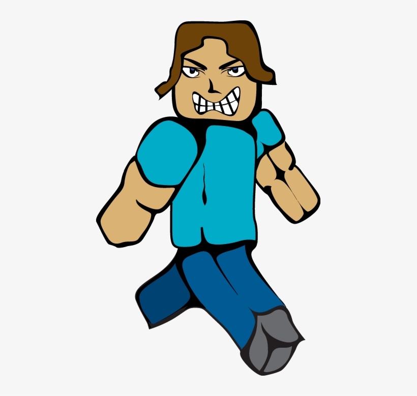 Steve Transparent Clipart - Minecraft Transparent PNG - 441x699 - Free ...