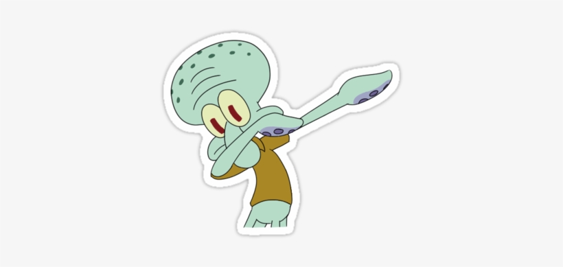 Squidward Dab Png - Squidward Dab No Background Transparent PNG ...