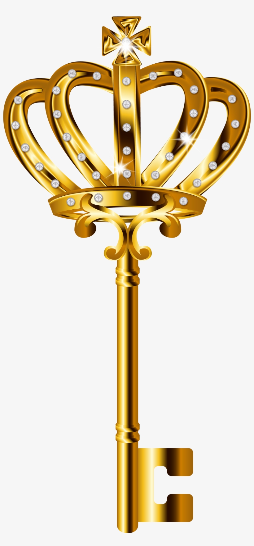 Golden Key Png Pic - Goldwn Key Transparent PNG - 2067x4340 - Free ...