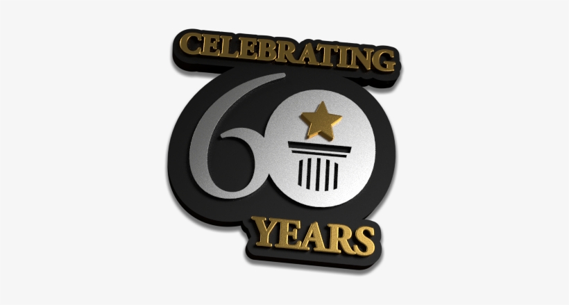 Celebrating 60 Years Logo Transparent PNG - 396x409 - Free Download on ...