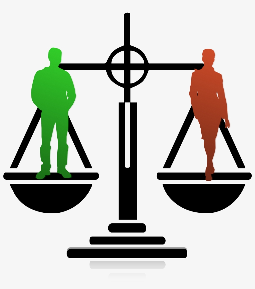 Equality Business Man Woman Equal 1245578 - Gender Equity Transparent ...