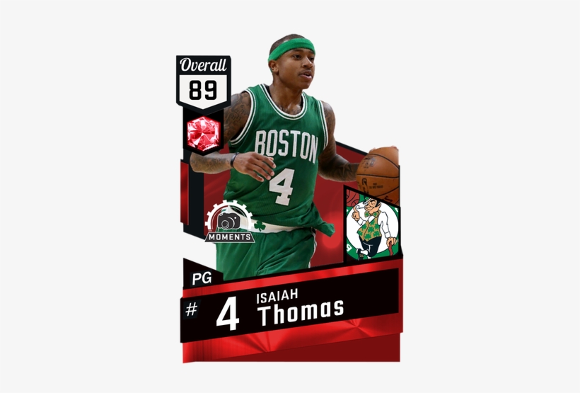 Isaiah Thomas Ruby Card - Isaiah Thomas Basketball Card Transparent PNG ...