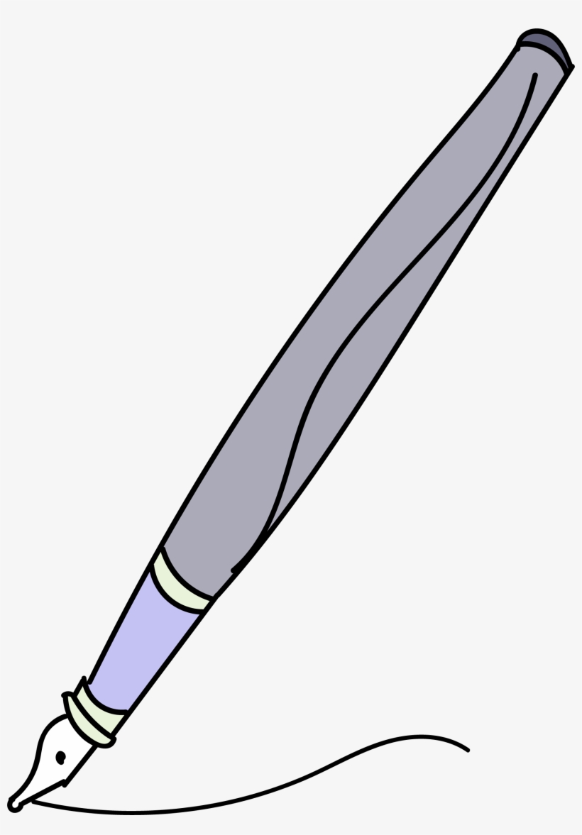 Calligraphy Pen Side View Clipart Png - Calligraphy Pen Clipart ...