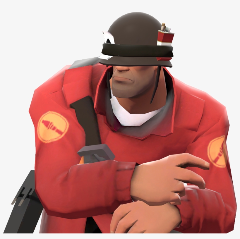 Soldier With The Soldier's Stash Tf2 - Soldier Tf2 Png Transparent PNG ...