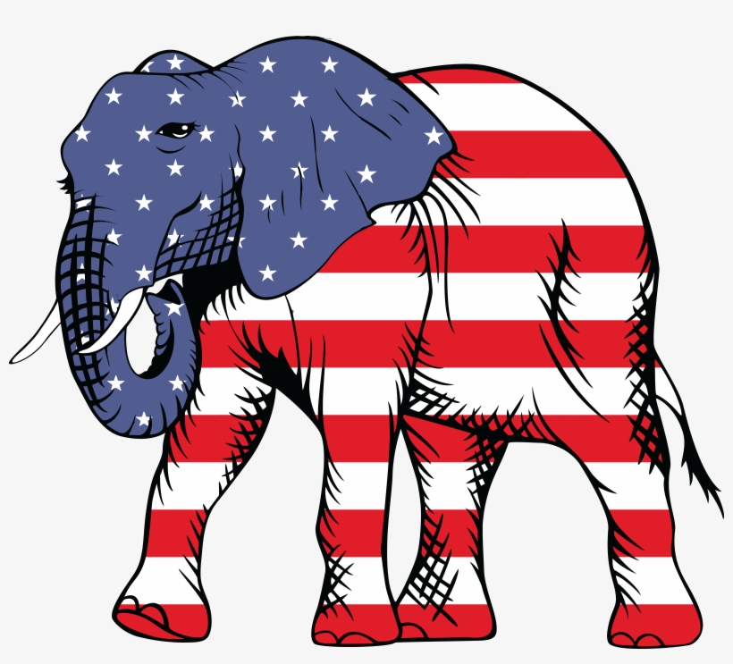 Free Clipart Of A Republican Elephant - Reasons To Vote For Republicans ...