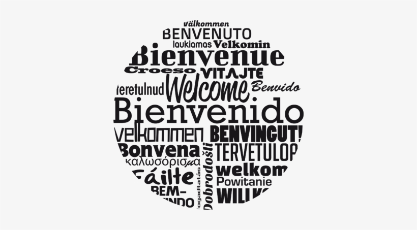 Bienvenidos - Welcome In Different Languages Png Transparent PNG ...